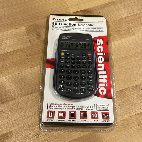 Sentry | Office | 56 Function Scientific Calculator With Case New ...